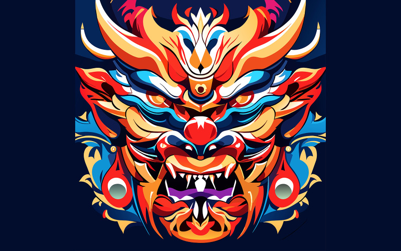Monstre Design Art Illustration Vecteur #15 - TemplateMonster