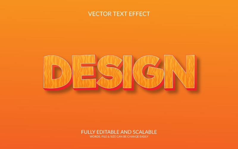 Design editable eps text effect design illustration