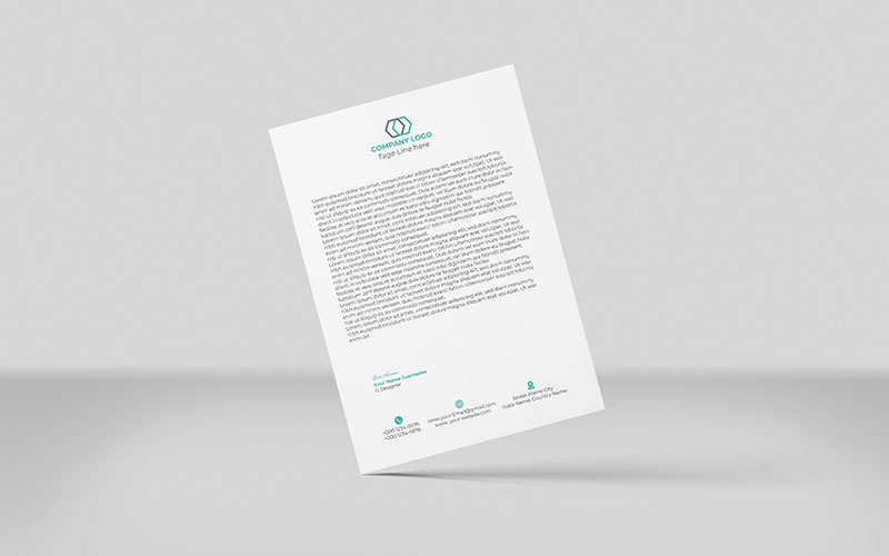Design de papel timbrado corporativo _L_02 - TemplateMonster