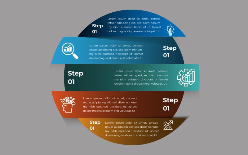 Simple vector infographic element design. - TemplateMonster