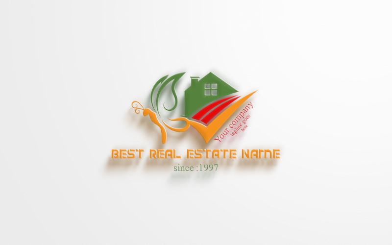 Best real estate logo design53 #364605 - TemplateMonster