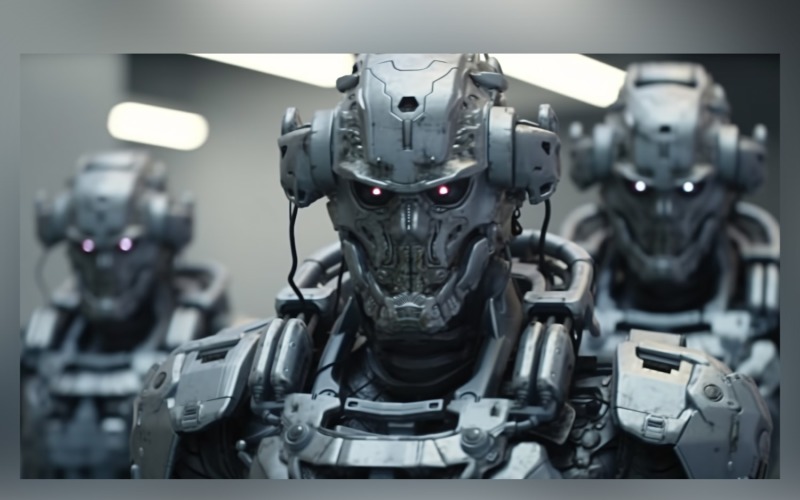 Guardians Robot Military Strike Force 62 - TemplateMonster