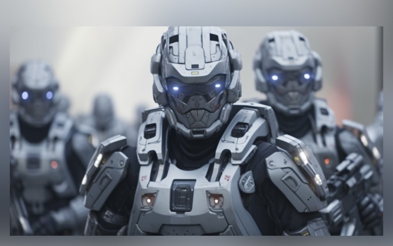 Machine Trio on the Frontline Heavily Armed Robot Force 92