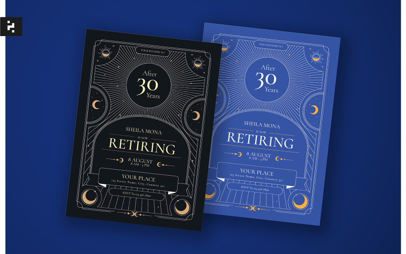 Invito alla festa di pensionamento Stravagante