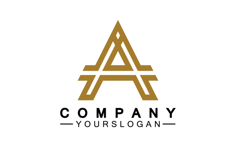 A initial letter template logo v12 #365027 - TemplateMonster