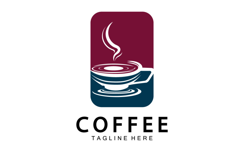 Coffee drink template logo vector v27 - TemplateMonster