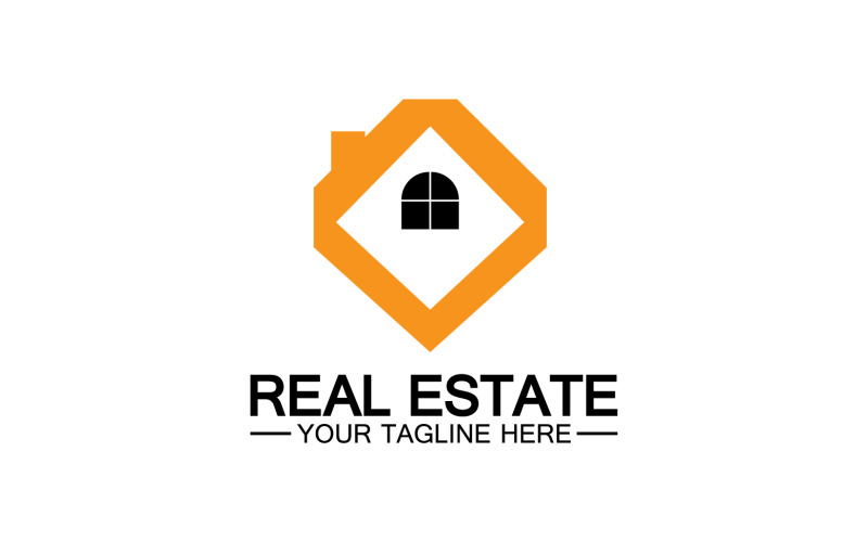 Home House rental logo template vector v12 - TemplateMonster