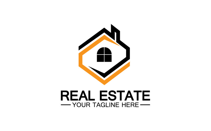 Home House rental logo template vector v13 - TemplateMonster
