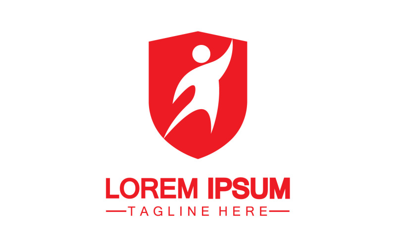 Erfolgsmenschen-Stern-Vorlage-Logo v10 - TemplateMonster