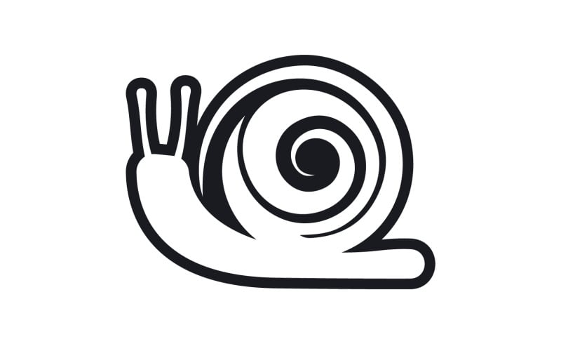 Modello vcetor logo animale lumaca v1 - TemplateMonster