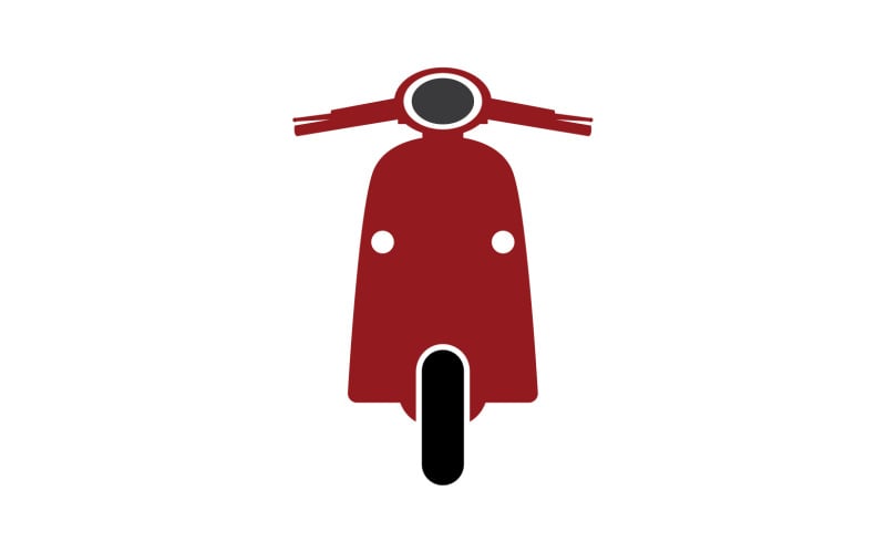 Vespa motors icon logo vector v8 #365626 - TemplateMonster