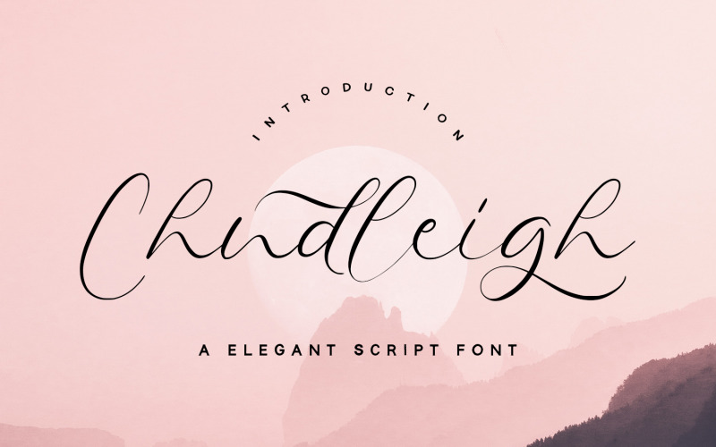Chudleigh - Police de script moderne - TemplateMonster