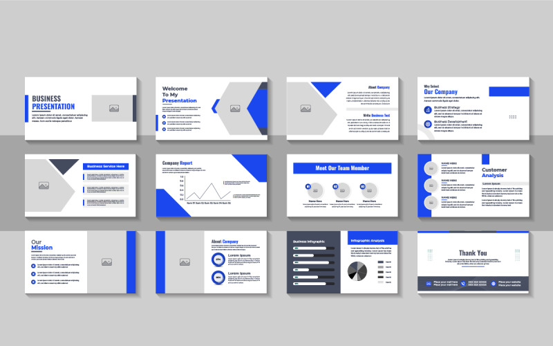 PowerPoint-Präsentationsvorlage, Unternehmenspräsentation