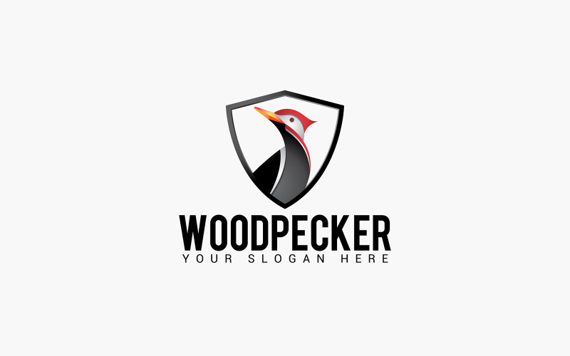 Woodpecker Logo Design Template #366155 - TemplateMonster