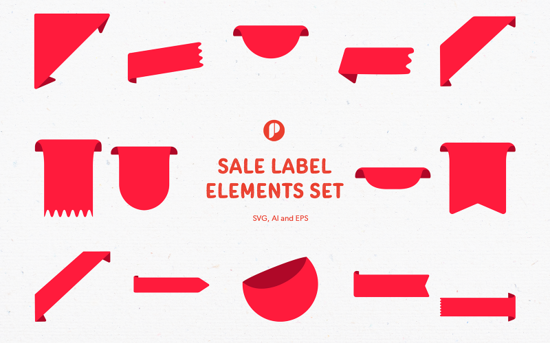 Bold Red Sale Label Elements Set #366347 - TemplateMonster Bold Red Sale Label Elements Set #366347 - TemplateMonster