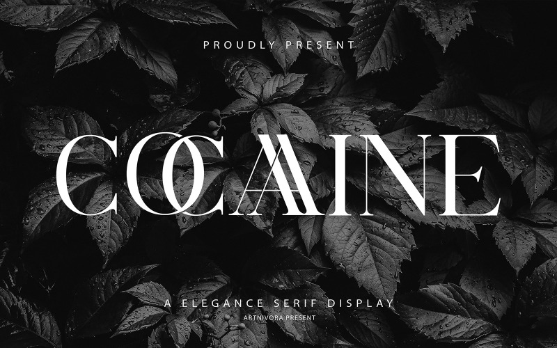 Cocaaine Elegance Serif Font 366471 Templatemonster