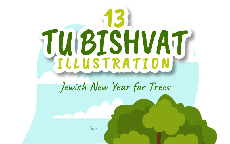 13 Happy Tu Bishvat Illustration #366473 - TemplateMonster