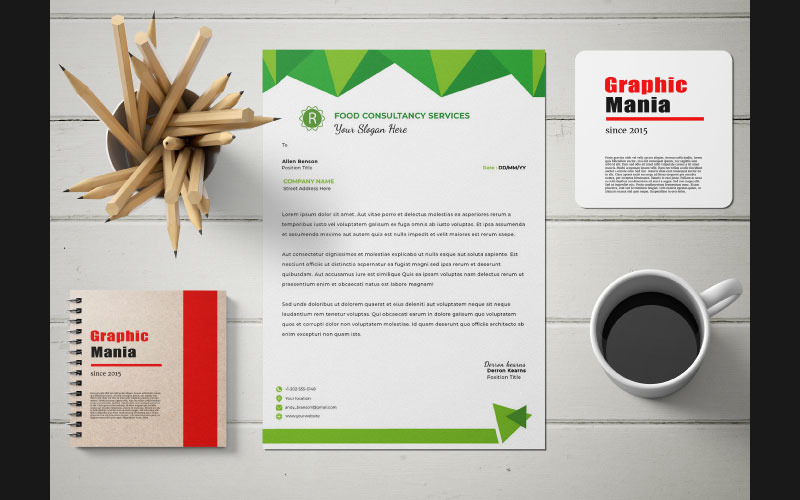 Modelli di carta intestata moderni #366531 - TemplateMonster