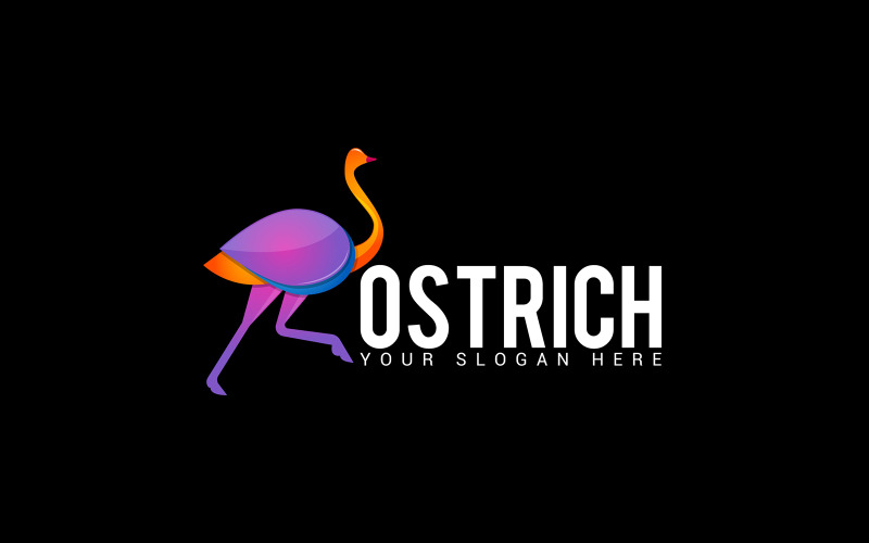OSTRICH Logo Design Template #366546 - TemplateMonster