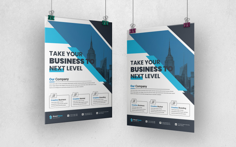 Creative Business Identity Flyer Template - TemplateMonster