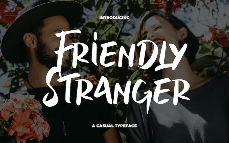 Friendly Stranger - Une police de caractères décontractée