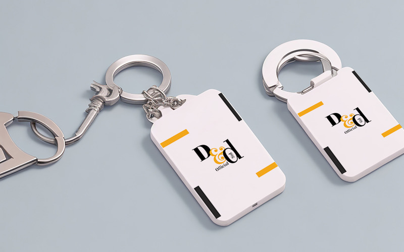 Key Chain Mockup Template #07 #367309 - TemplateMonster