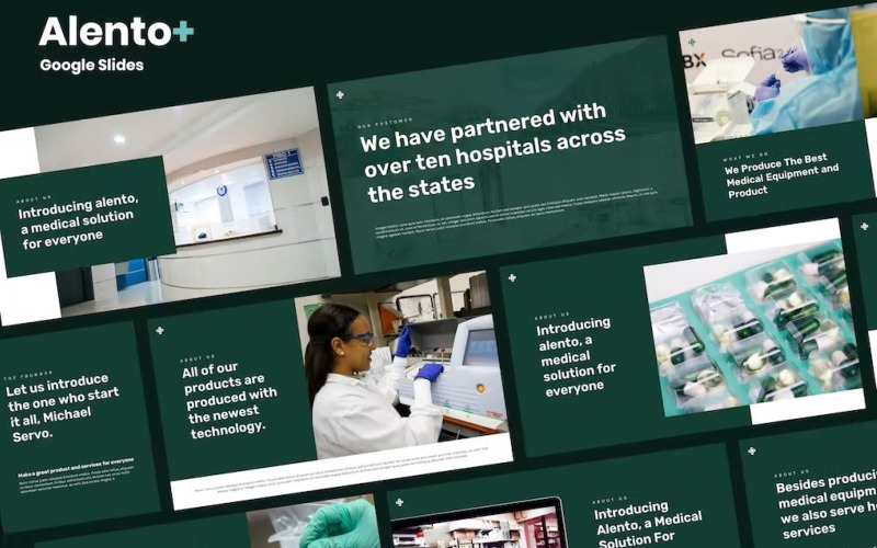 Thème médical Alento Google Slides #367614 - TemplateMonster