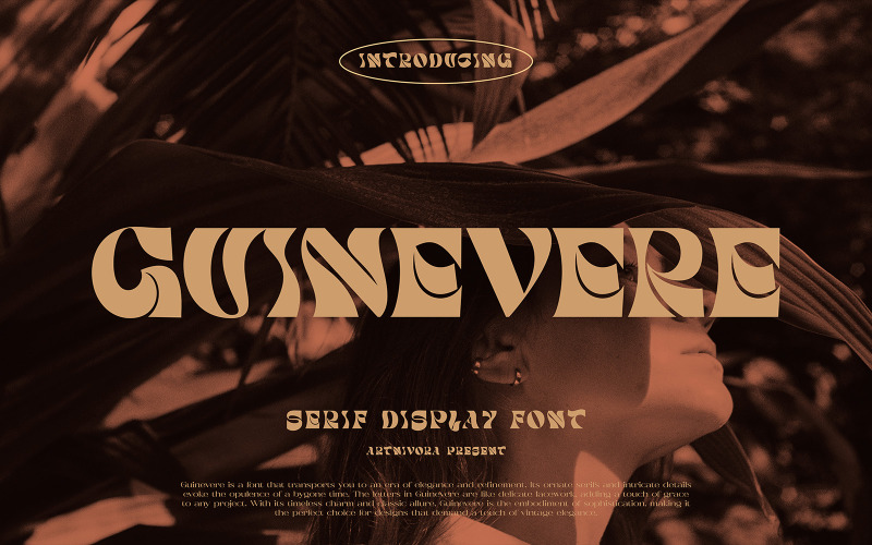 Guinevere - Fuente de visualización Serif - TemplateMonster