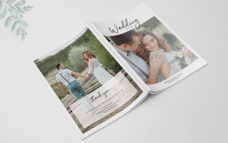 Wedding Photography Magazine Guide #368899 - TemplateMonster