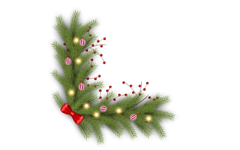 Vector christmas frames and borders collection Vector christmas corner idea