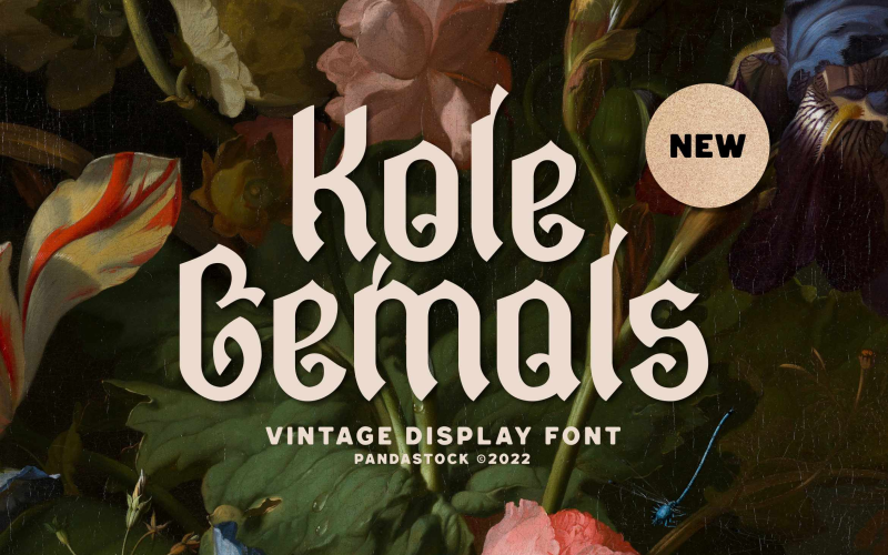 Police de script vintage Kole Gemols - TemplateMonster