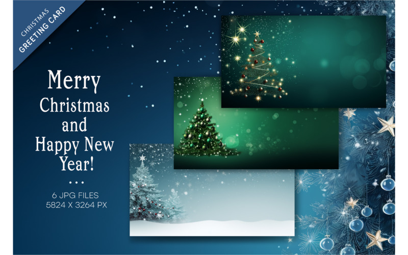 Christmas background with Christmas tree. Christmas cards.