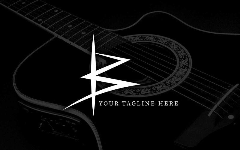 Création de logo créatif lettre B - Studio de musique