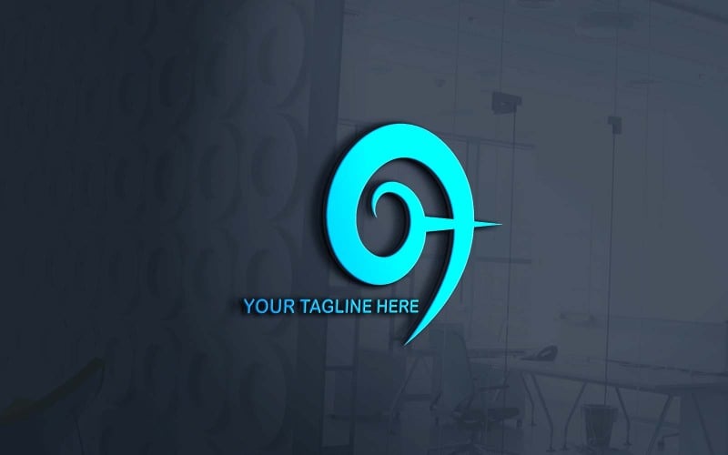 Kreativ Ein trendiges Firmenlogo-Design - TemplateMonster