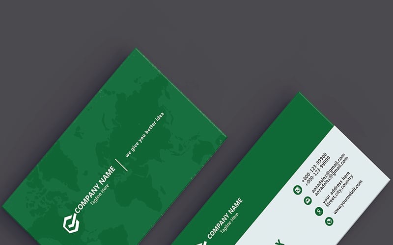 Business card design. Business Coach - TemplateMonster