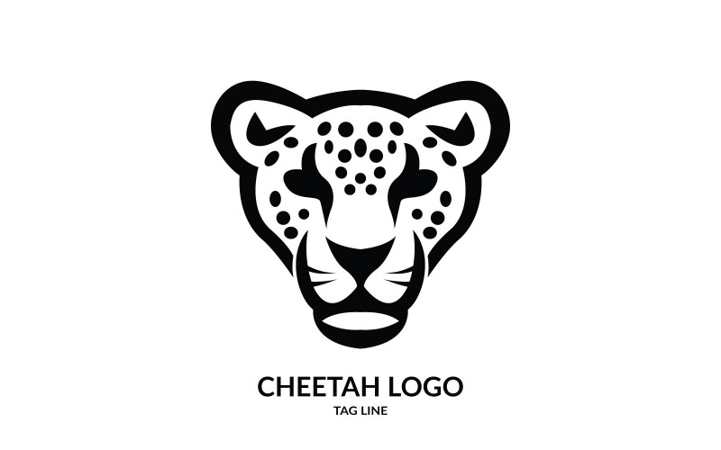 Iconic Cheetah Head Symbol Logo #370465 - TemplateMonster