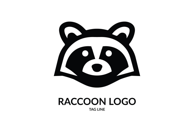 Raccoon Head Vector Logo Template #370440 - TemplateMonster