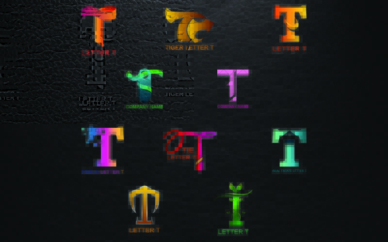 Letter T Logo Template For All Companies And Brands