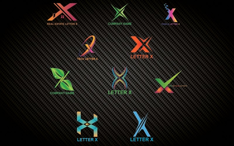 Modèle de logo lettre X pour toutes les entreprises et marques