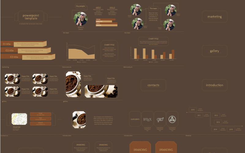 A Coffee Presentation Powerpoint Template - TemplateMonster