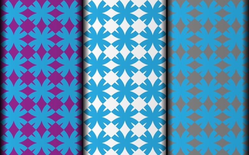 Seamless vector geometric pattern design template