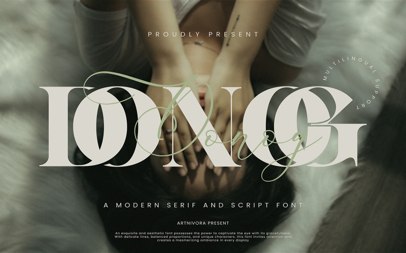 Donog - Fuente Serif y Script moderna - TemplateMonster