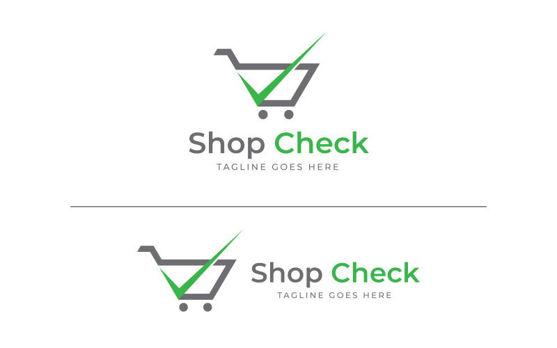 Shop Check Logo Template Design #372974 - TemplateMonster
