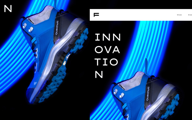 Future Shoe Ecommerce UI store portfolio - TemplateMonster