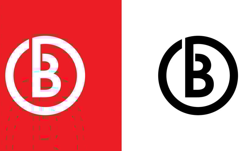 Letter ob, bo abstract company or brand Logo Design