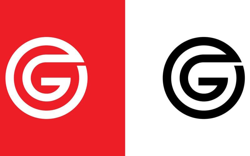 Lettre og, allez abstrait entreprise ou marque Logo Design