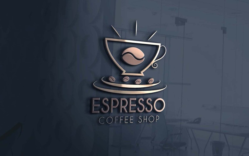 Cafe Logo Template, ESPRESSO logo template - TemplateMonster