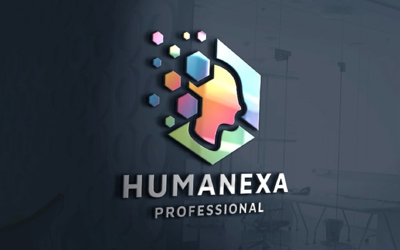Logo Virtuel Humanexa Mind Pro #373252 - TemplateMonster