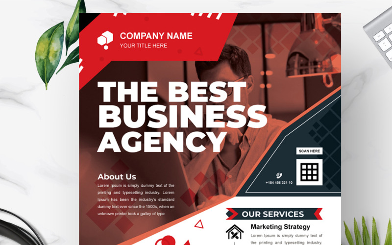 Premium Corporate Flyers #373419 - TemplateMonster