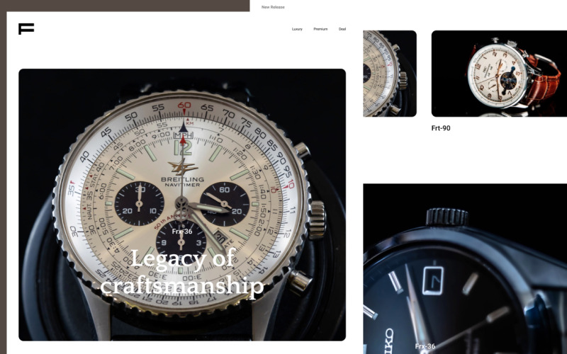 Authentic ecommerce brand UI #373539 - TemplateMonster
